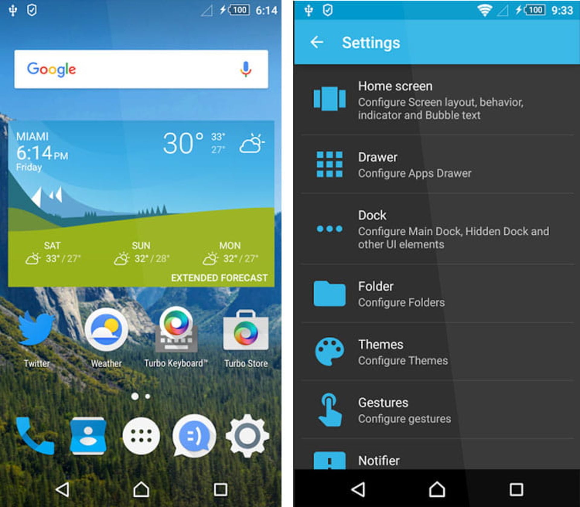 اپلیکیشن Turbo Launcher: لانچر متفاوت و سریع اندرویدی - زوم اپ - زومیت