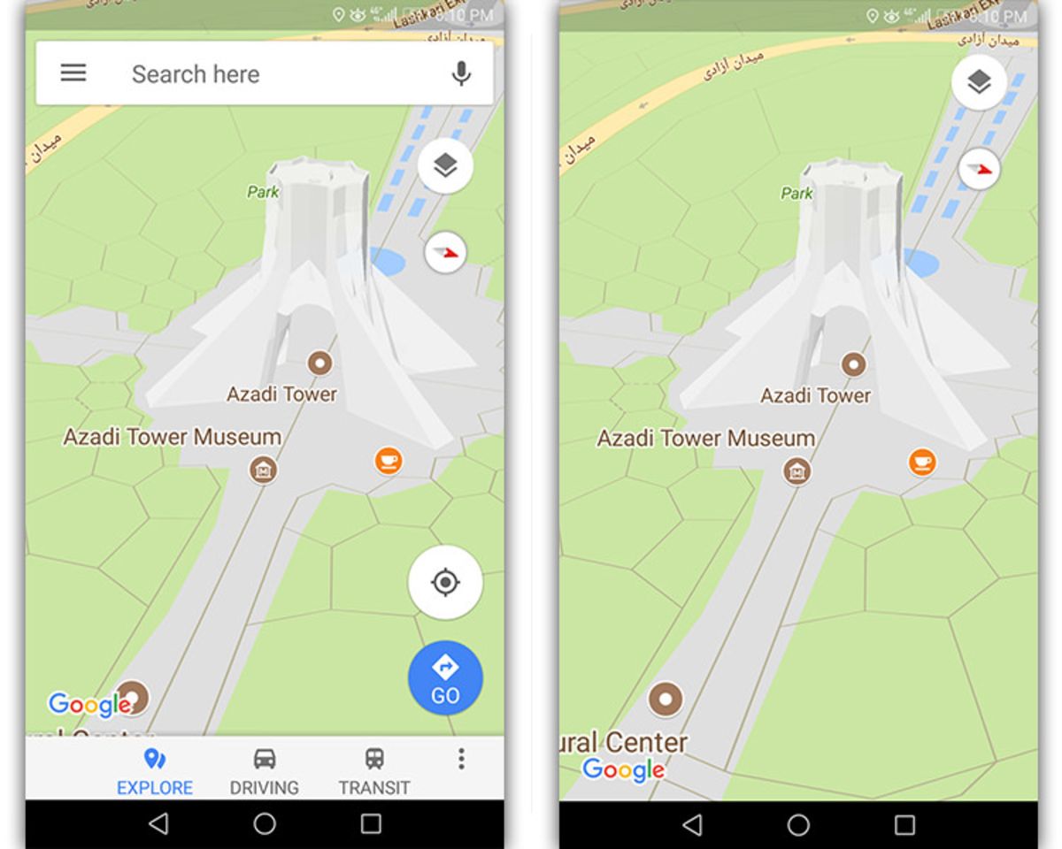 آموزش گوگل مپ: راهنمای نسخه اندروید نقشه گوگل - زومیت
