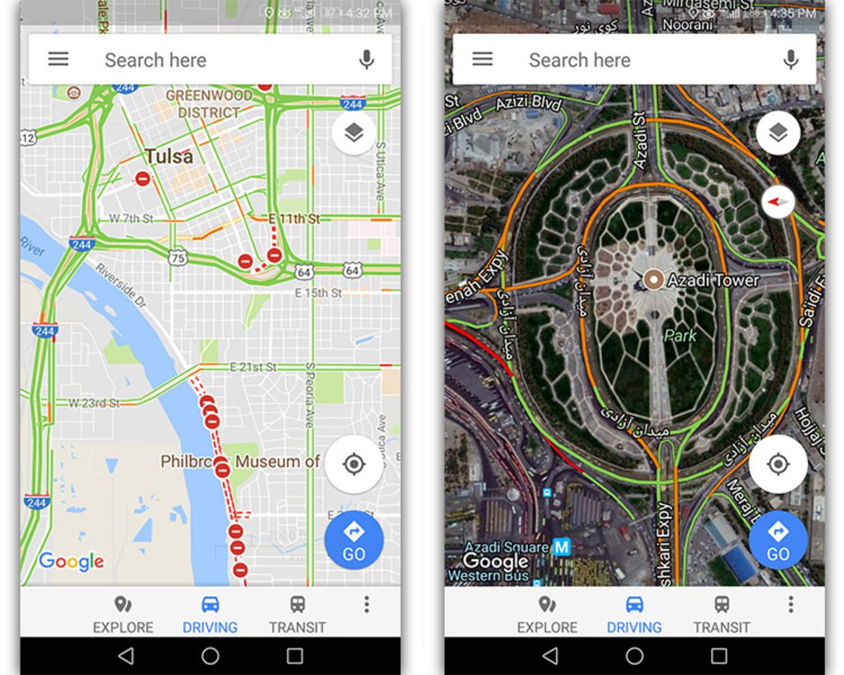 آموزش گوگل مپ: راهنمای نسخه اندروید نقشه گوگل - زومیت