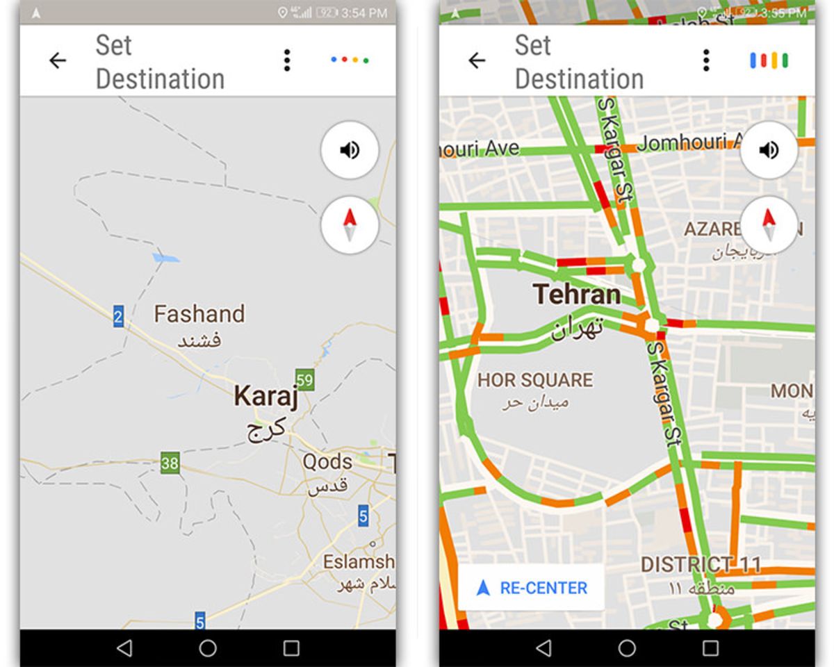 آموزش گوگل مپ: راهنمای نسخه اندروید نقشه گوگل - زومیت