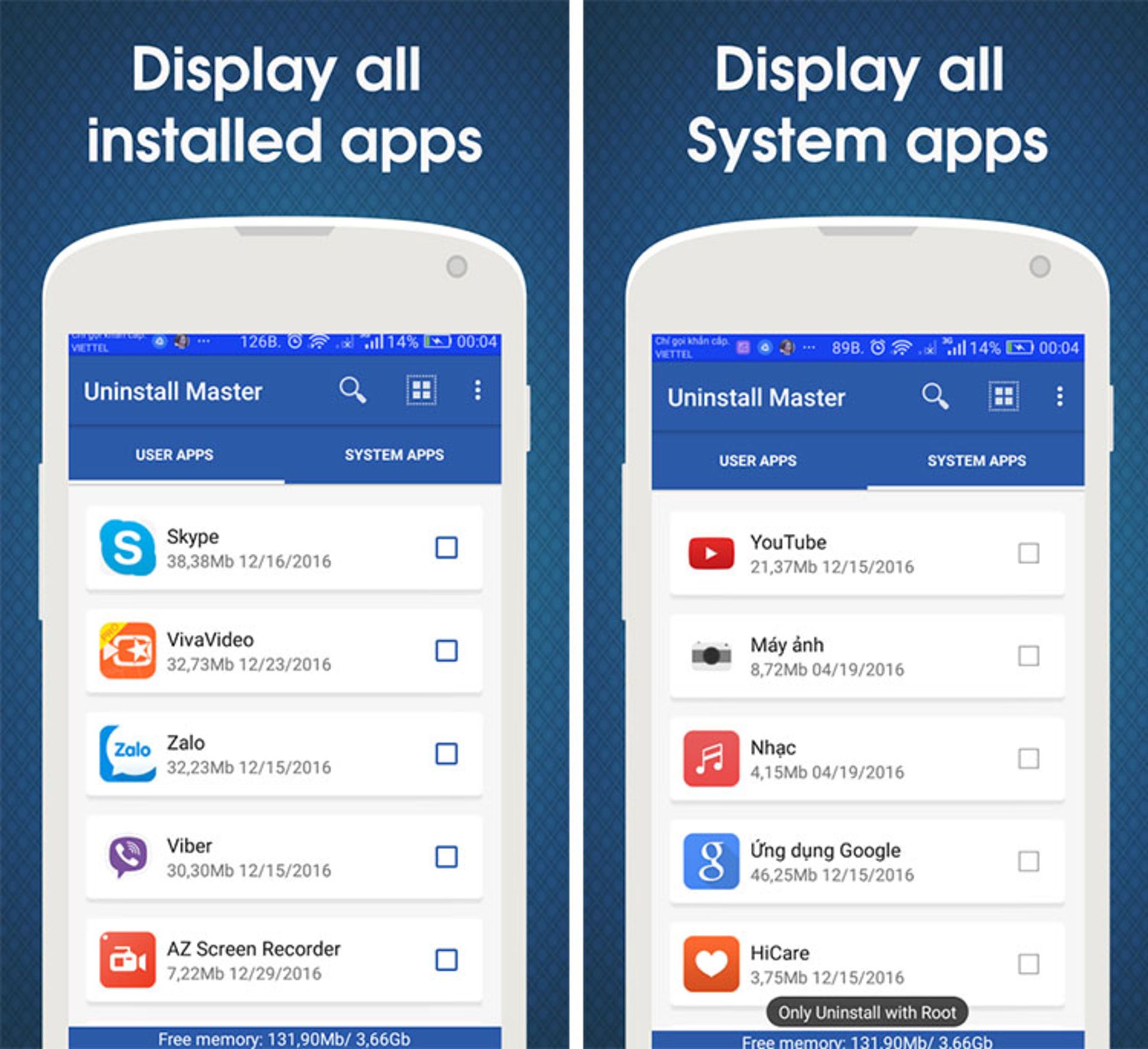 برنامه Uninstall Master: حذف اپلیکیشن های سیستمی اندروید (نیازمند روت ...