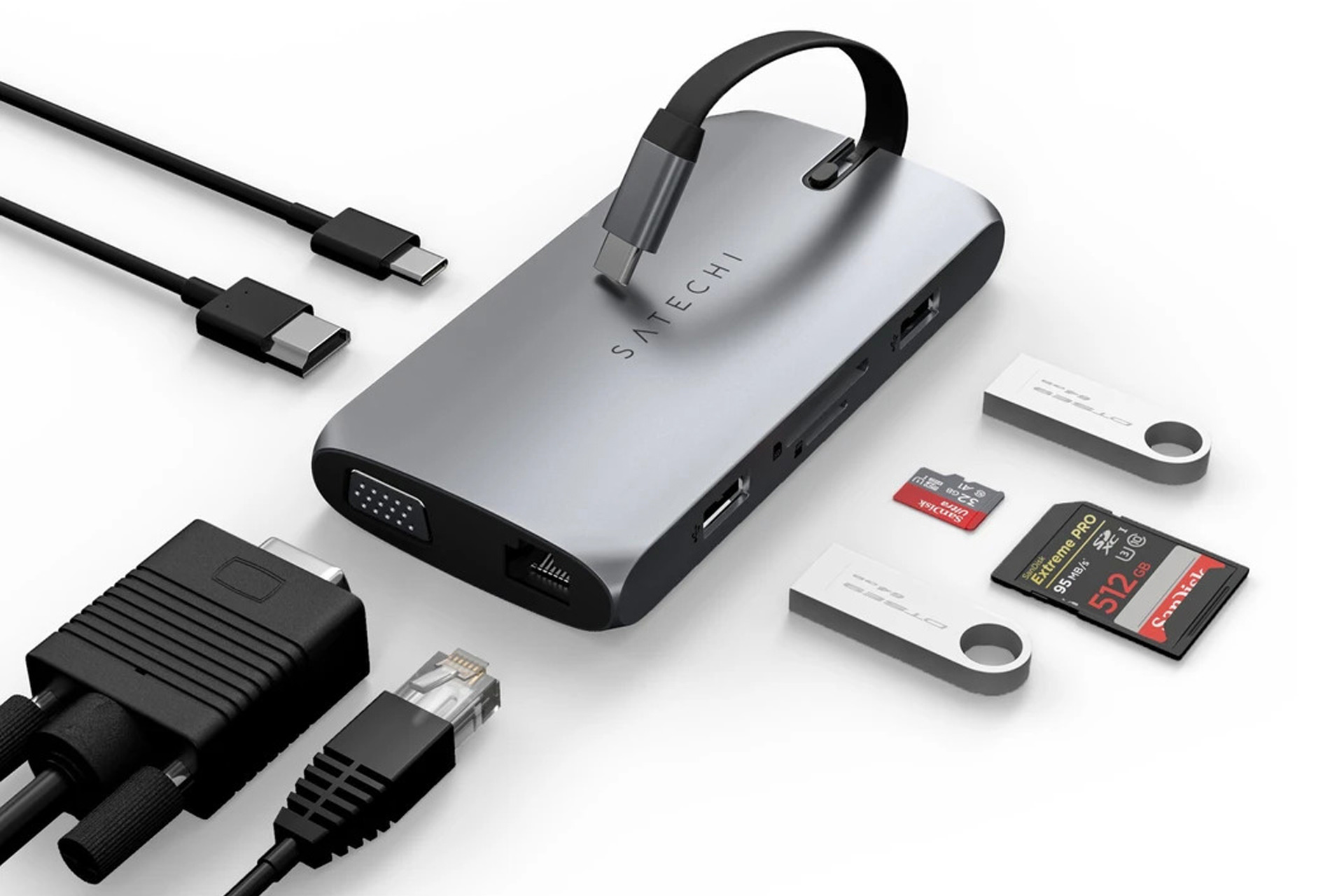 هاب USB-C Satechi با پشتیبانی از 4K/60Hz رونمایی شد
