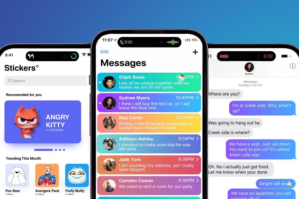 iMessage در iOS 17 احتمالاً بازطراحی خواهد شد - زومیت