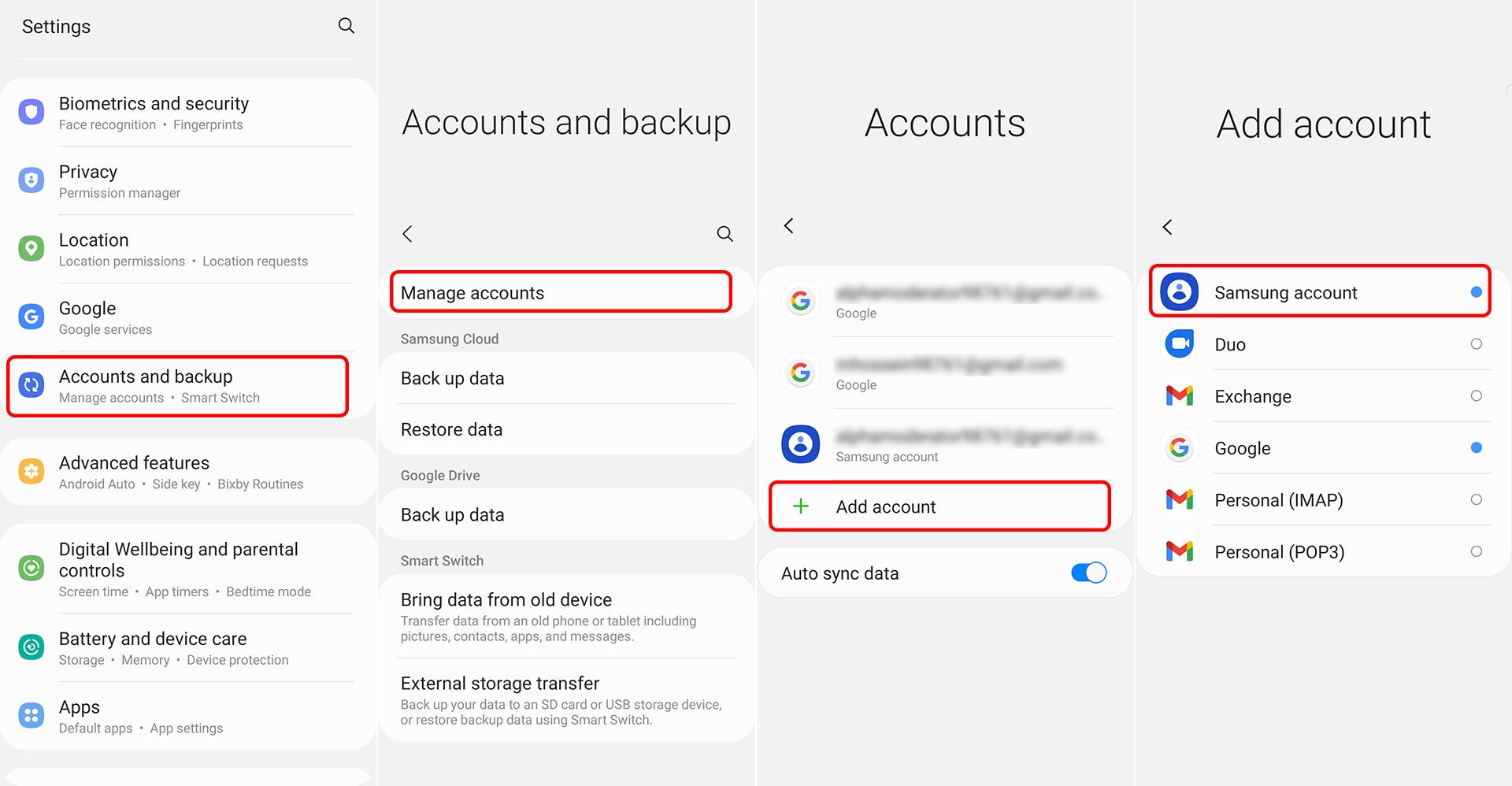 آموزش ساخت حساب سامسونگ در گوشی های گلکسی