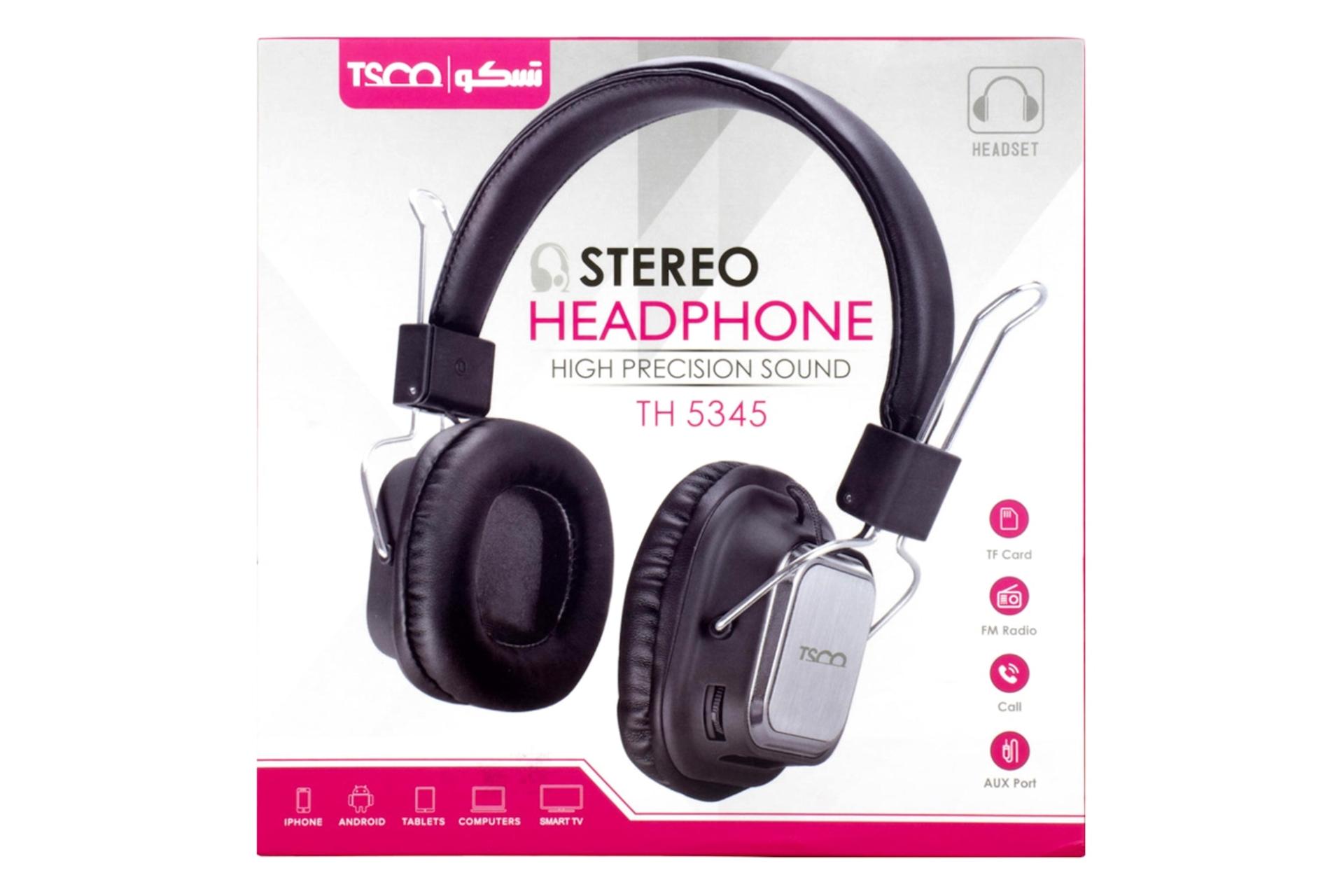 مشخصات و قیمت هدفون بی سیم تسکو Tsco TH 5345