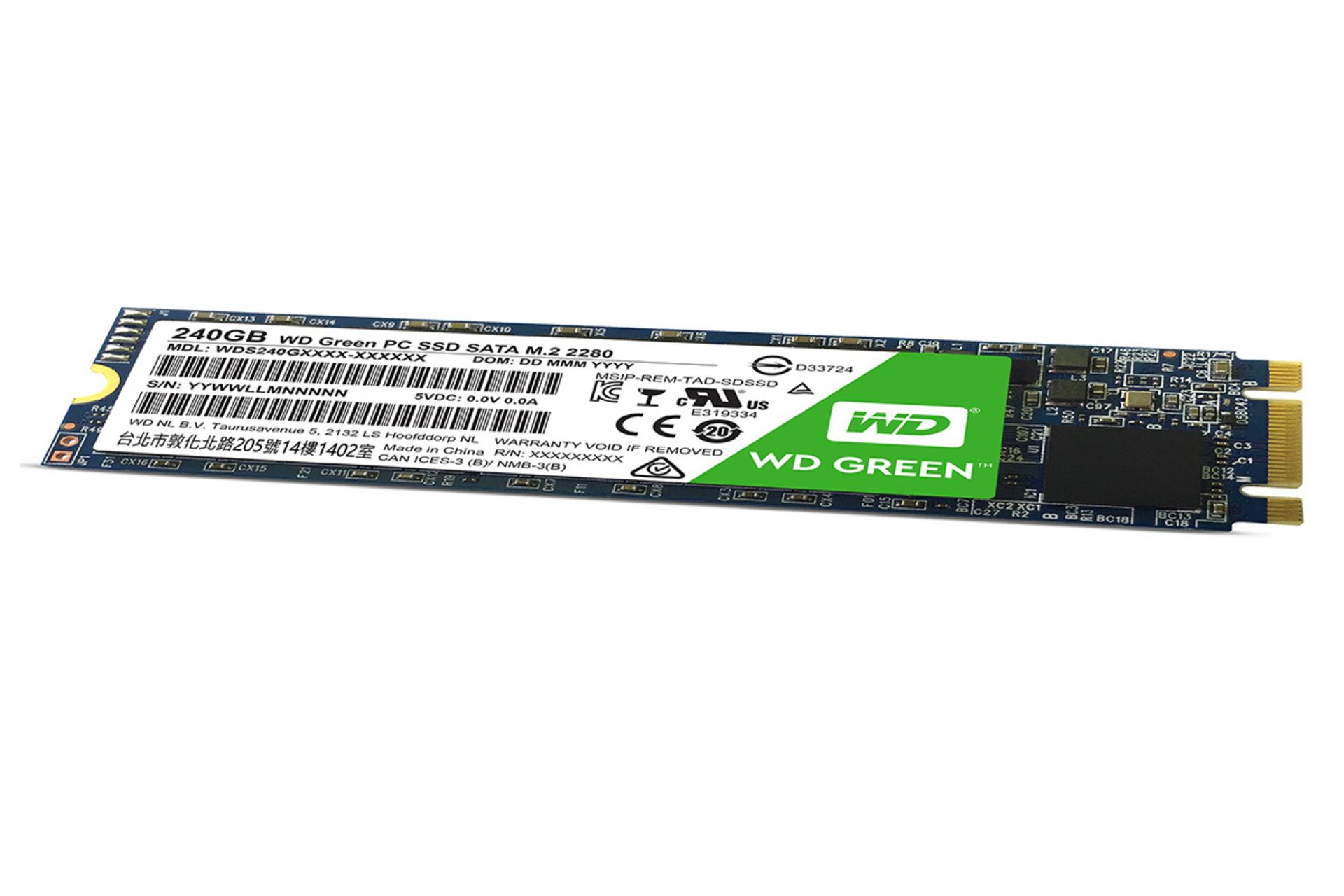 قیمت SSD وسترن دیجیتال Green WDS240G1G0B SATA M.2 ظرفیت 240 گیگابایت