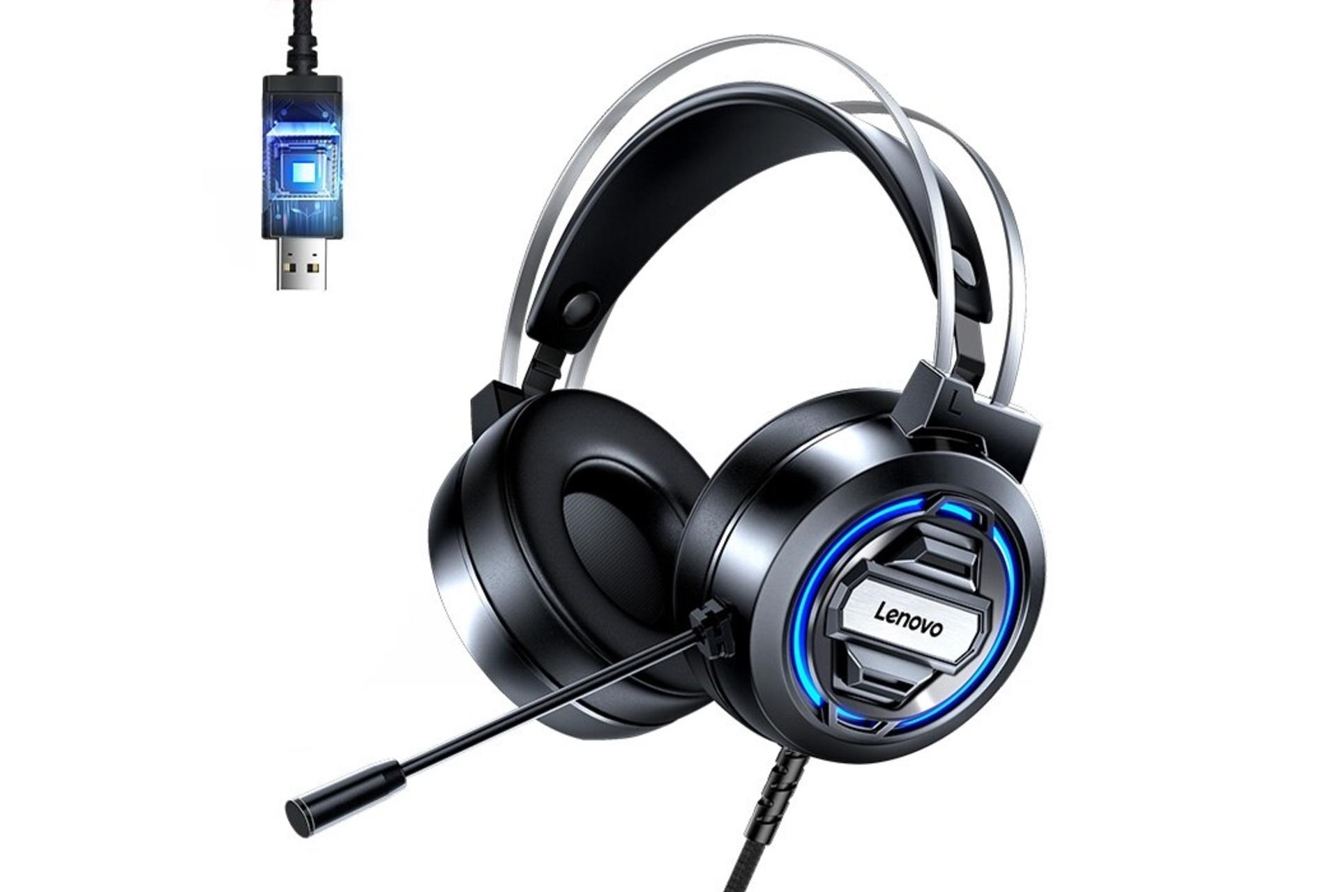 مشخصات و قیمت هدست گیمینگ لنوو Lenovo H401 USB