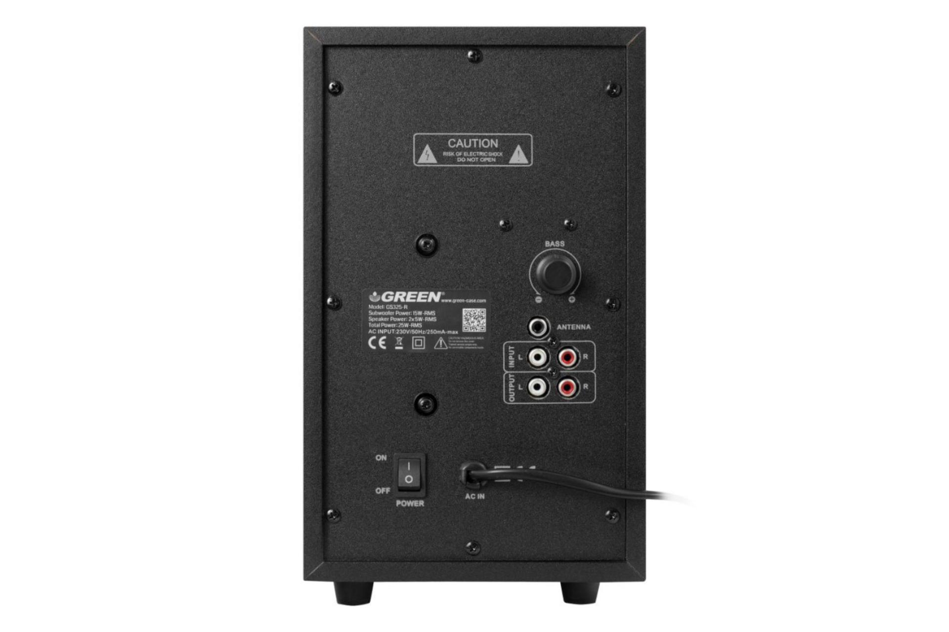 قیمت اسپیکر گرین GREEN GS325-R + مشخصات