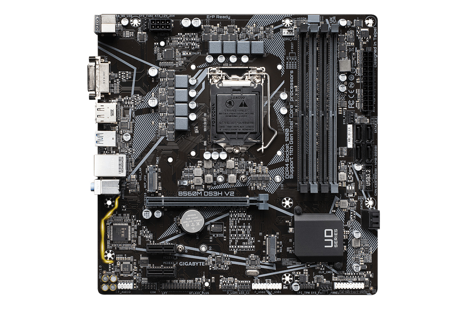 قیمت مادربرد گیگابایت GIGABYTE B560M DS3H V2 (rev. 1.0) + مشخصات