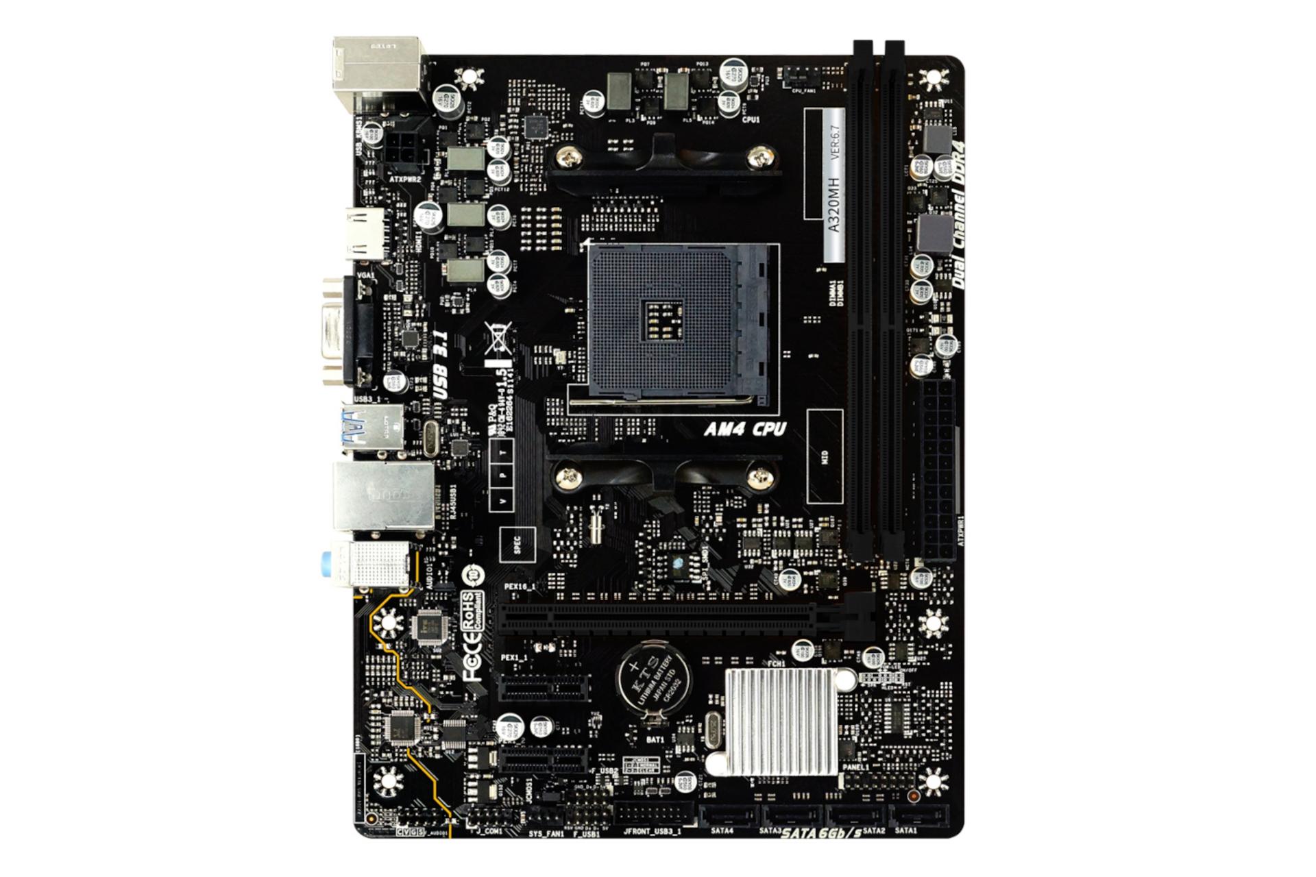 قیمت مادربرد بایواستار Biostar A320MH Ver. 6.7 + مشخصات