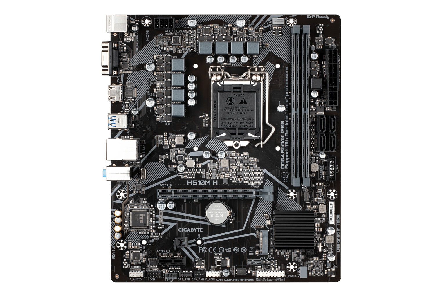 قیمت مادربرد گیگابایت GIGABYTE H510M H (rev. 1.0-1.1) + مشخصات