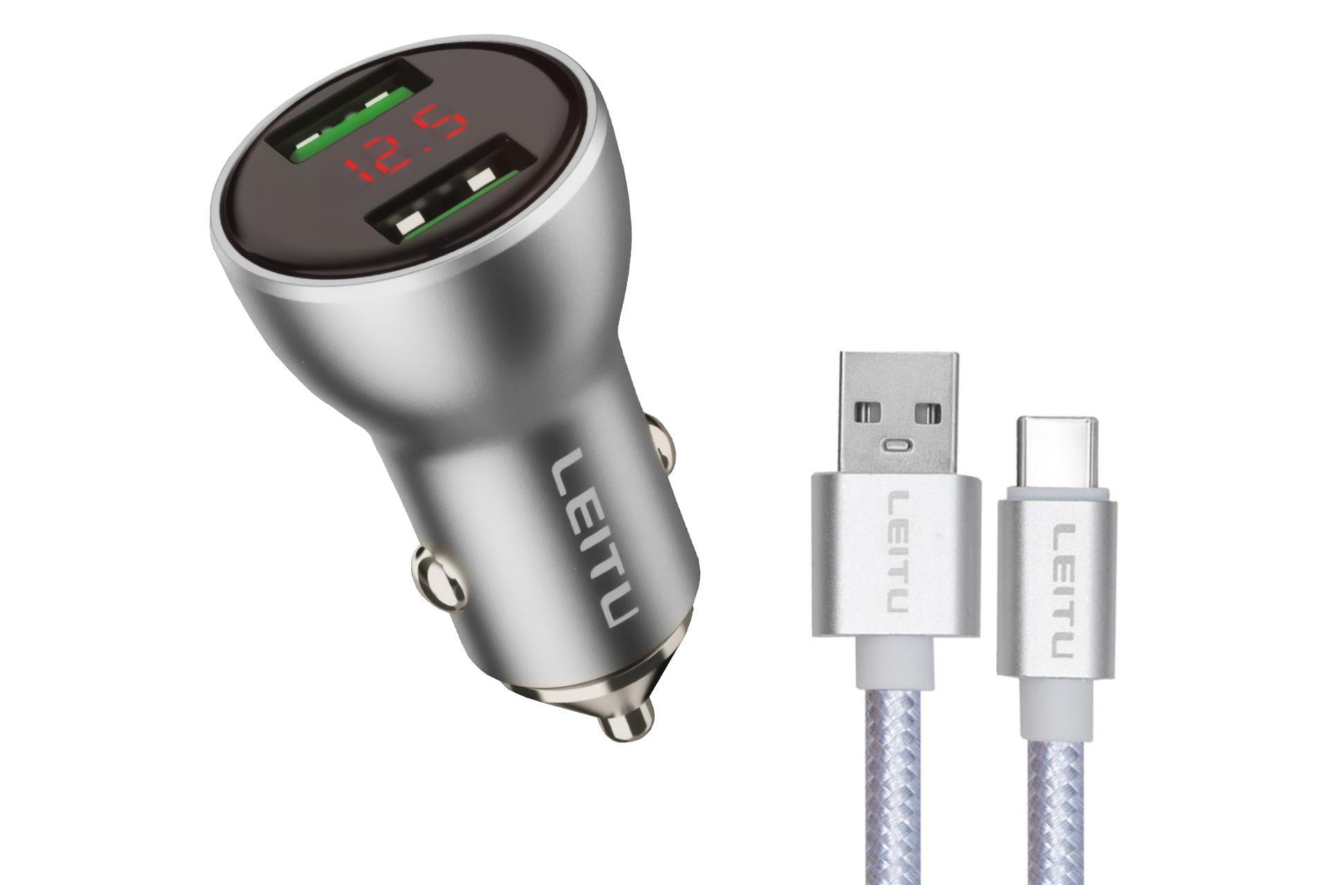 قیمت شارژر لیتو LEITU LC-C20 With Type-C Cable اصلی