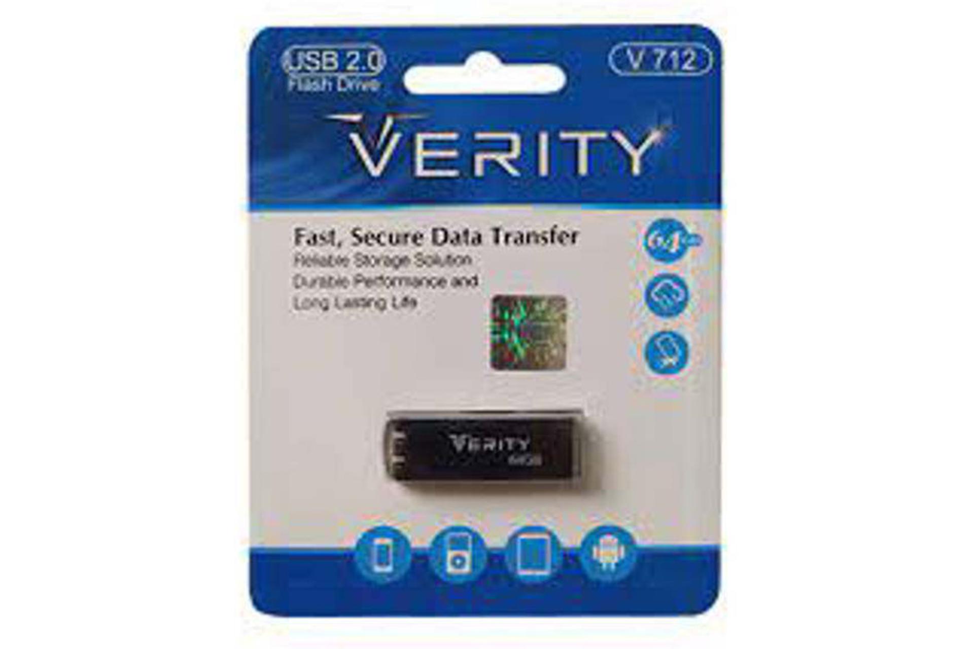 قیمت فلش مموری وریتی مدل V712 ظرفیت 32 گیگابایت