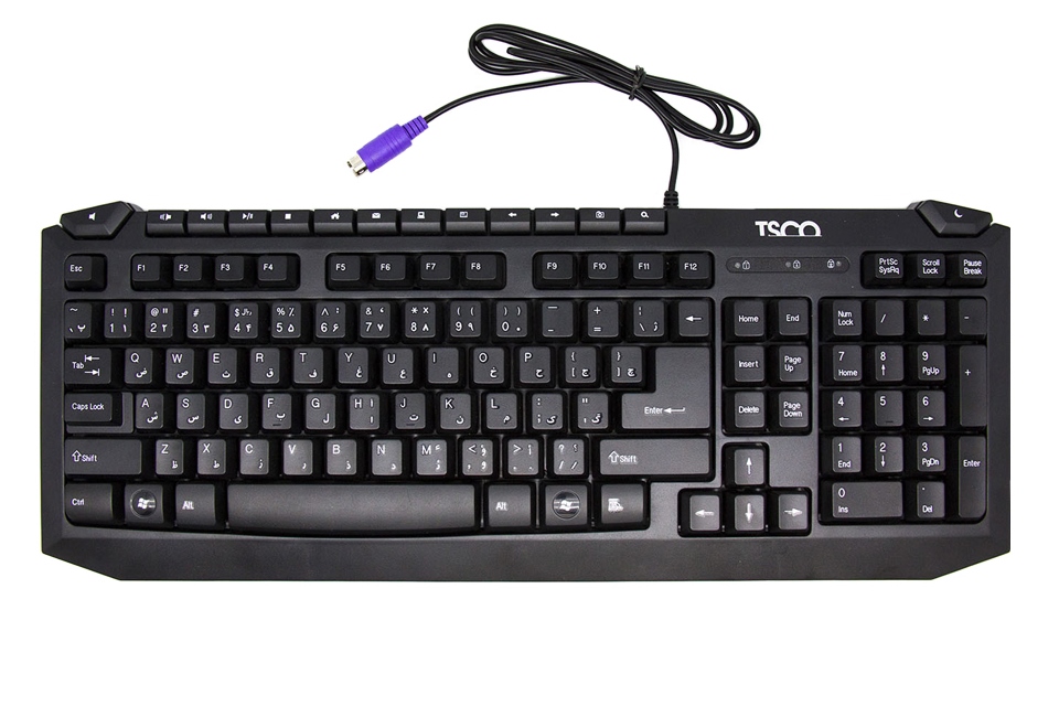 قیمت کیبورد تسکو TSCO TK 8024، مقایسه و خرید در زوبین