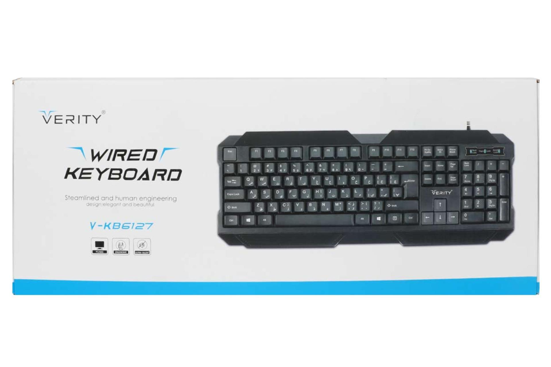 قیمت کیبورد وریتی Verity V-KB6127