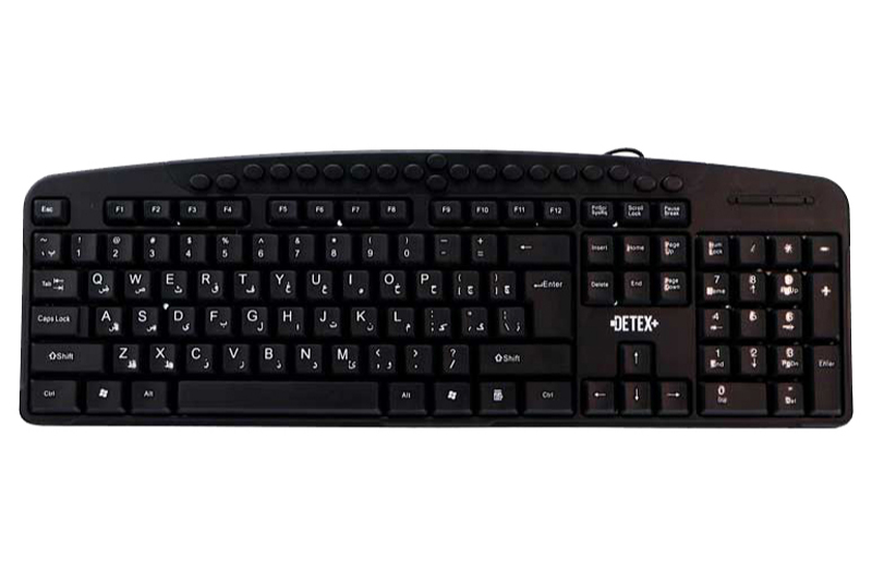 قیمت کیبورد دیتکس پلاس DETEX Plus D-410