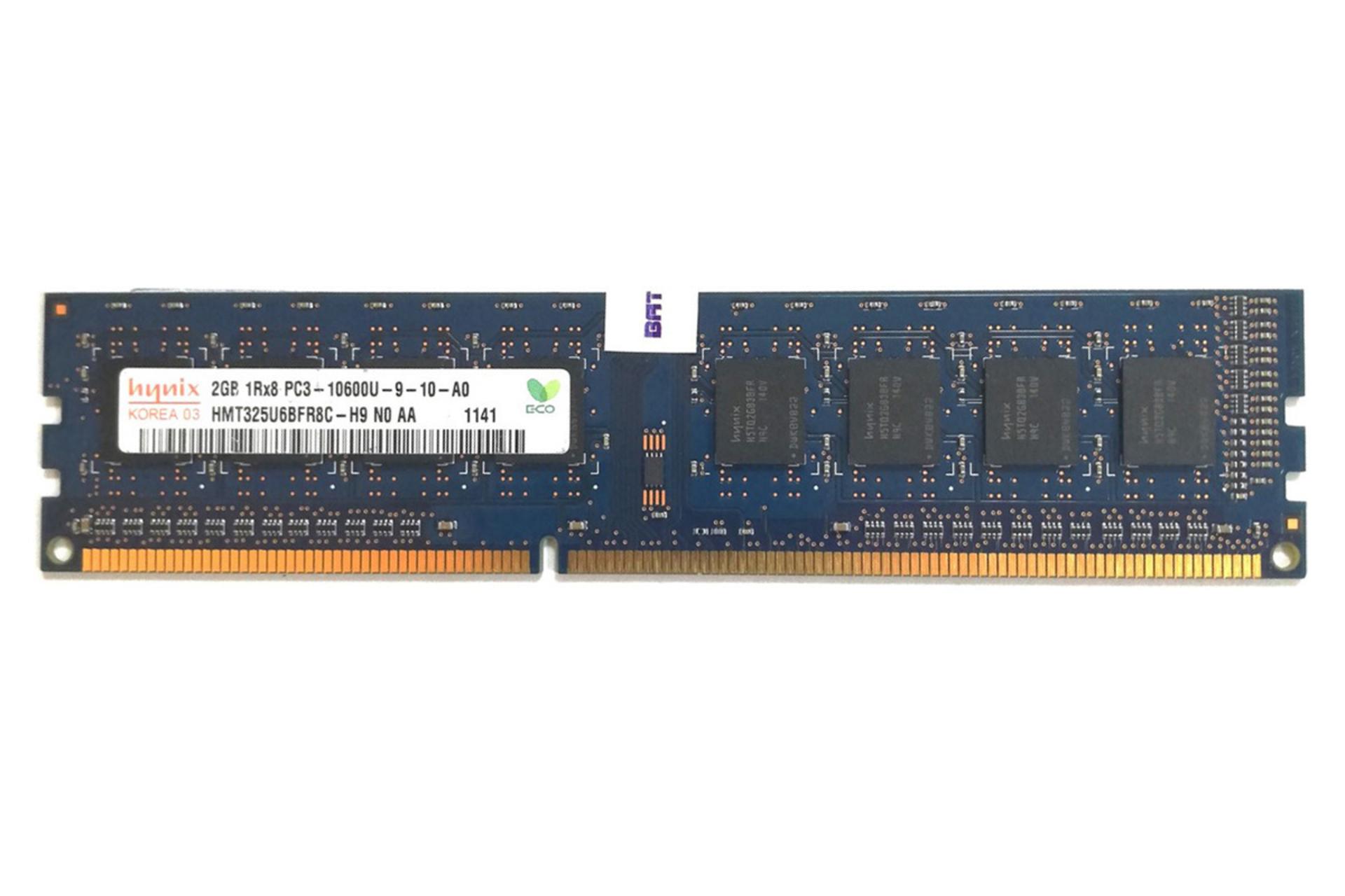 قیمت رم اس کی هاینیکس HMT325U6BFR8C-H9 ظرفیت 2 گیگابایت از نوع DDR3-1333