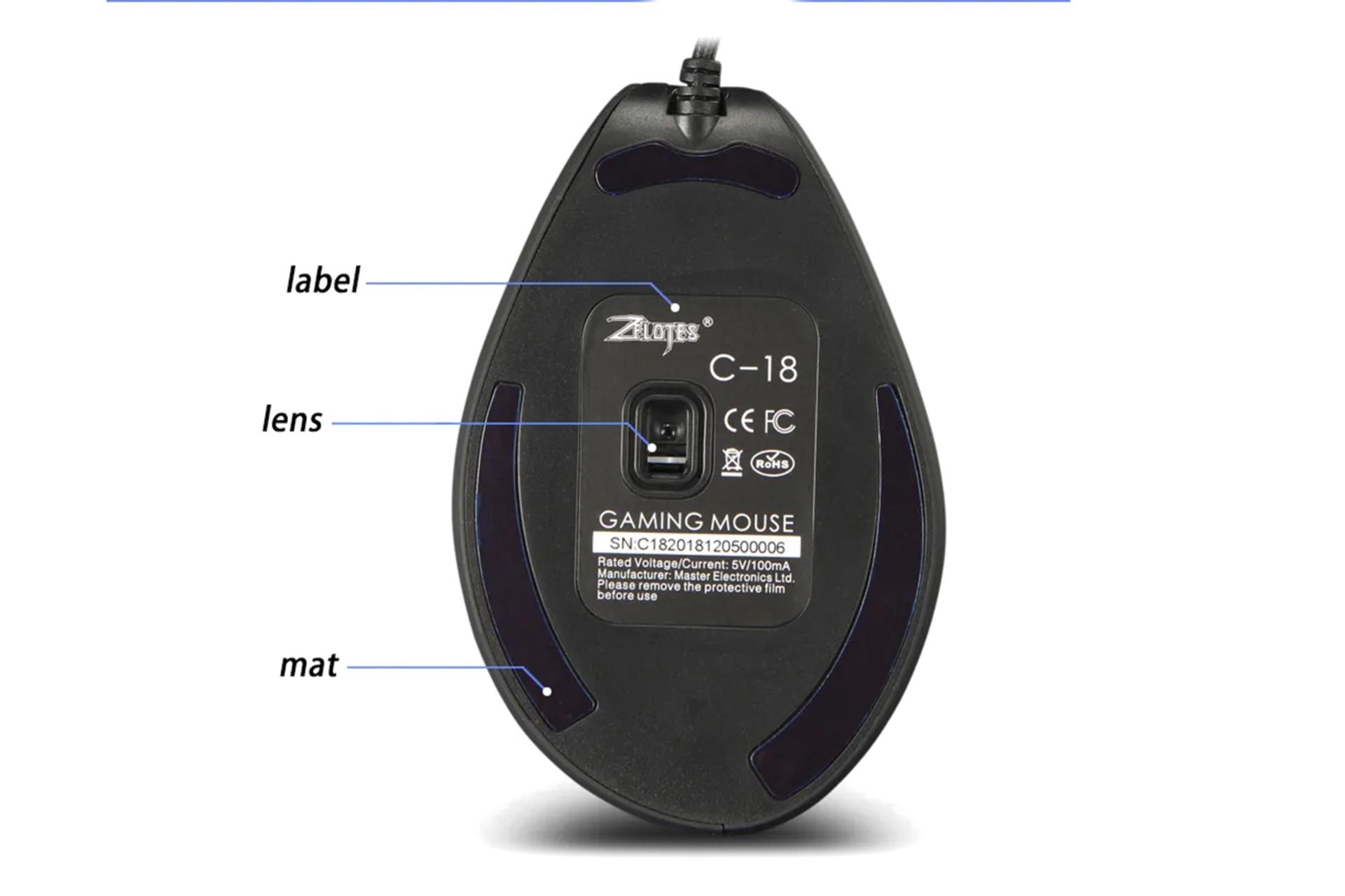 قیمت موس زیلوتس Zelotes C-18