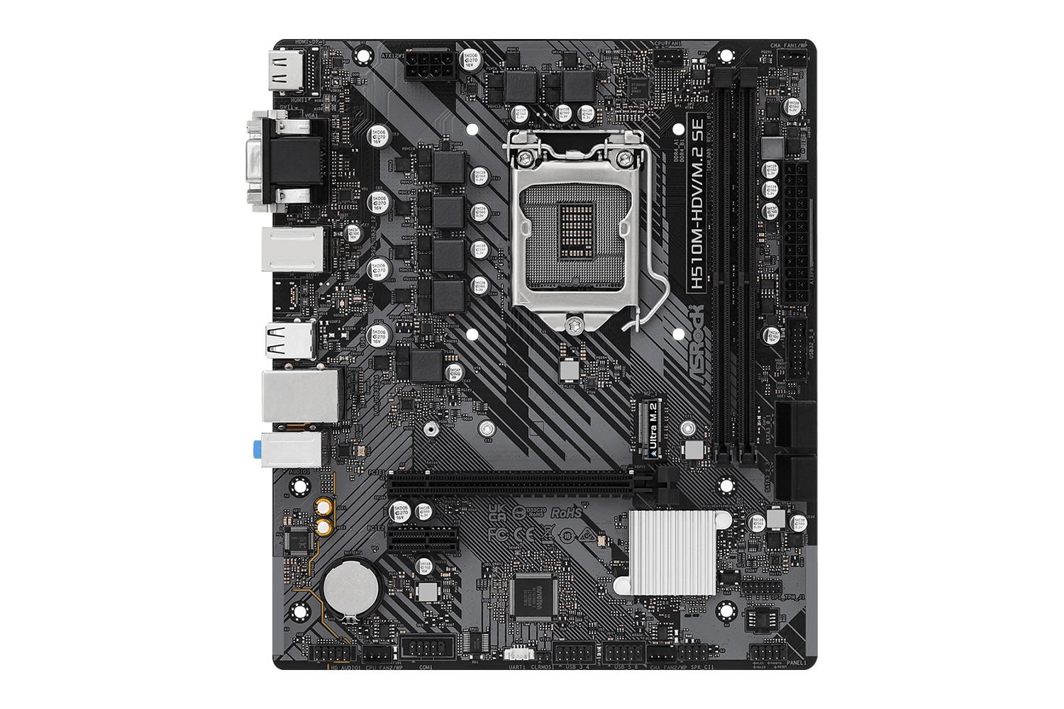 قیمت مادربرد ازراک ASRock H510M-HDV/M.2 SE + مشخصات