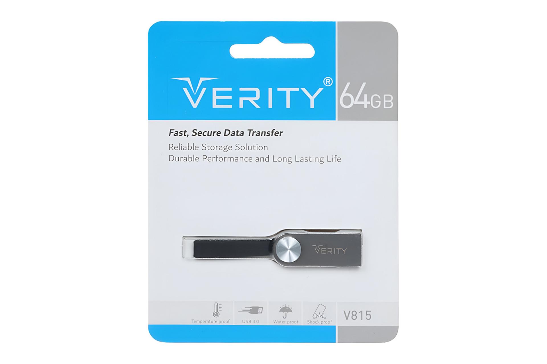 قیمت فلش مموری وریتی مدل V815 ظرفیت 64 گیگابایت USB 3.0