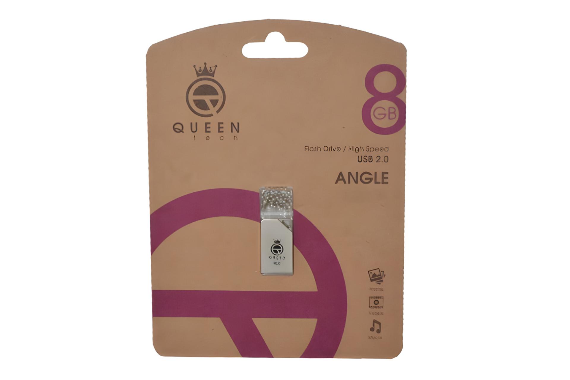 قیمت فلش مموری کوئین تک مدل ANGLE ظرفیت 8 گیگابایت USB 2.0