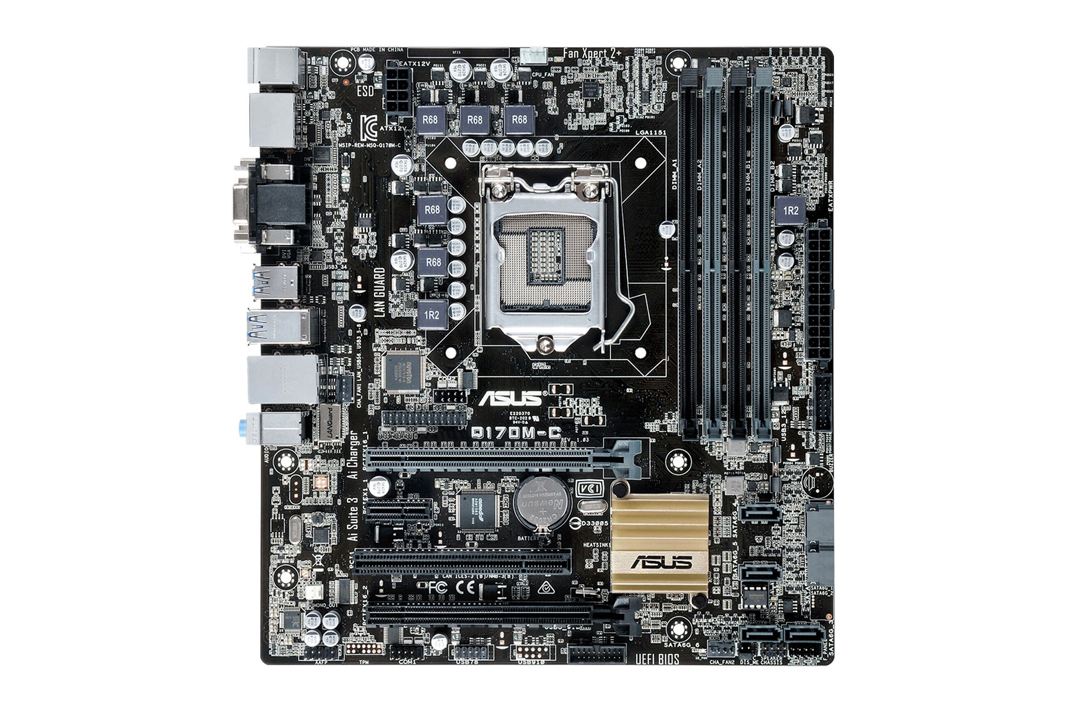 قیمت مادربرد ایسوس ASUS Q170M-C + مشخصات