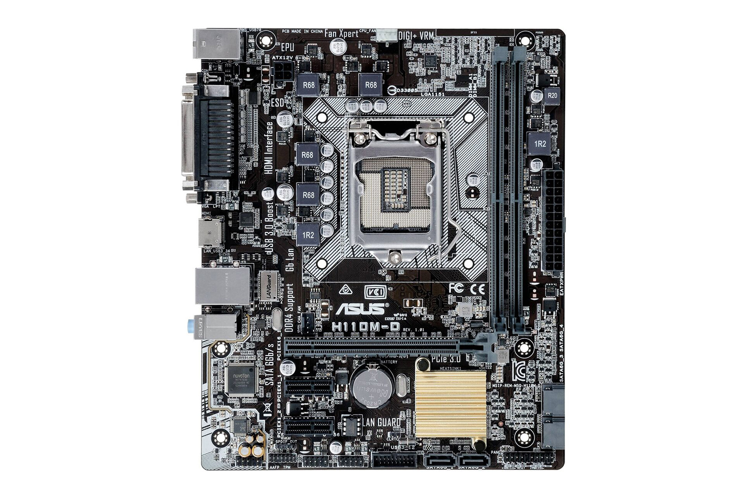 قیمت مادربرد ایسوس ASUS H110M-D + مشخصات
