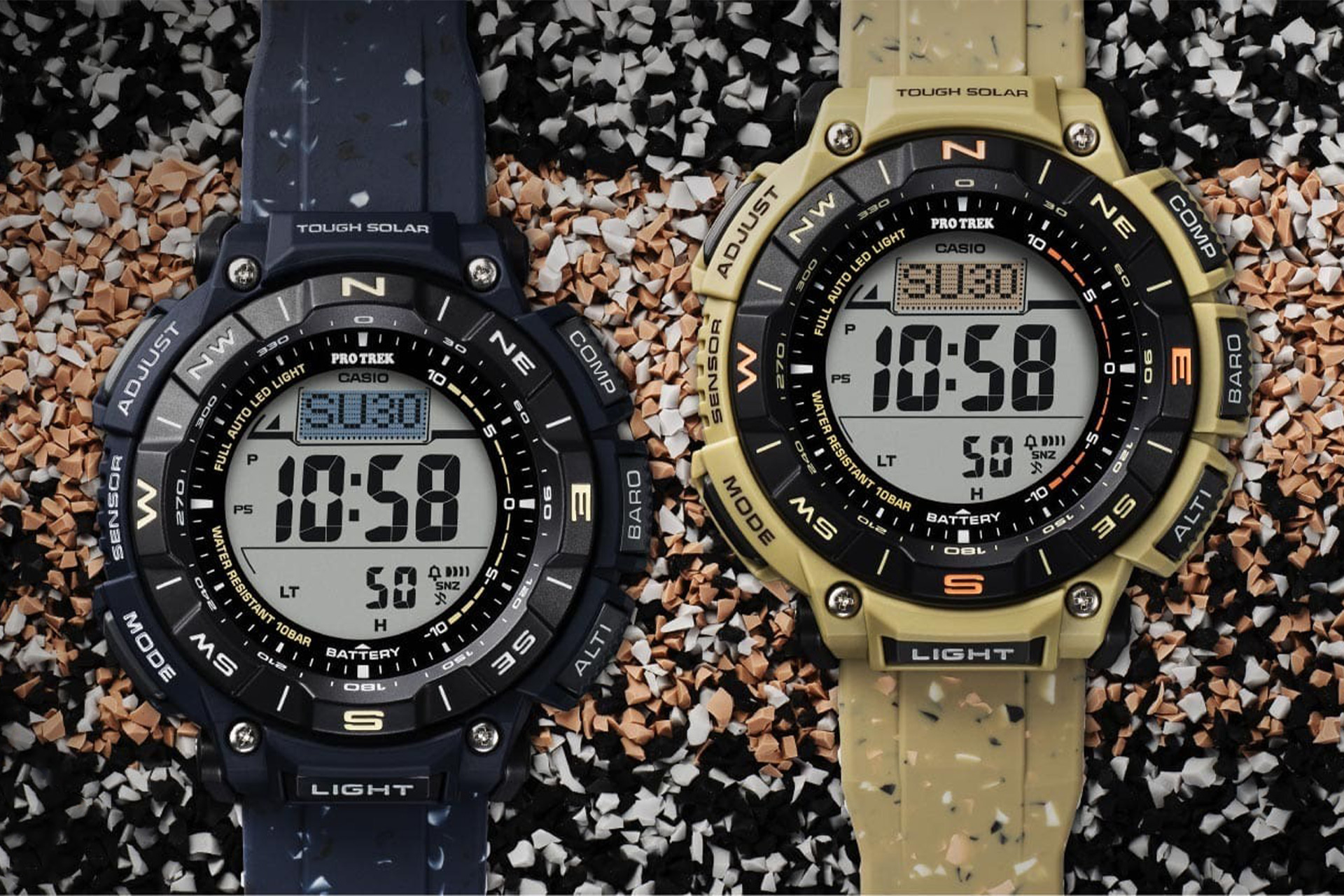 ساعت فوق مقاوم کاسیو با قطب‌نما و پنل خورشیدی رونمایی شد - زومیت