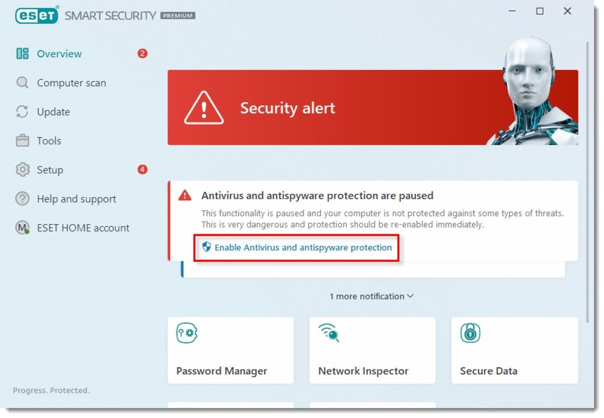 روش غیرفعال کردن آنتی ویروس ESET