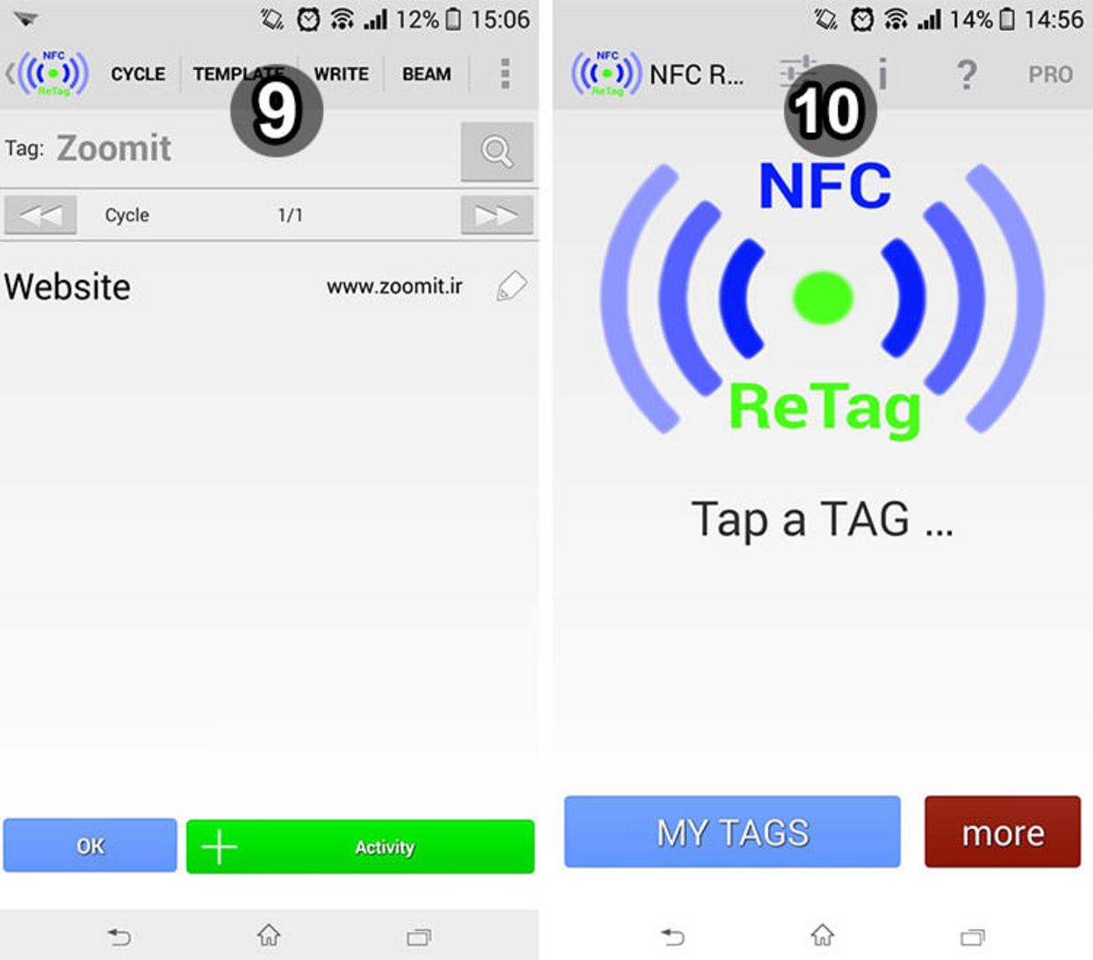 آموزش استفاده از بلیط الکترونیکی مترو و اتوبوس به عنوان NFC TAG - زومیت