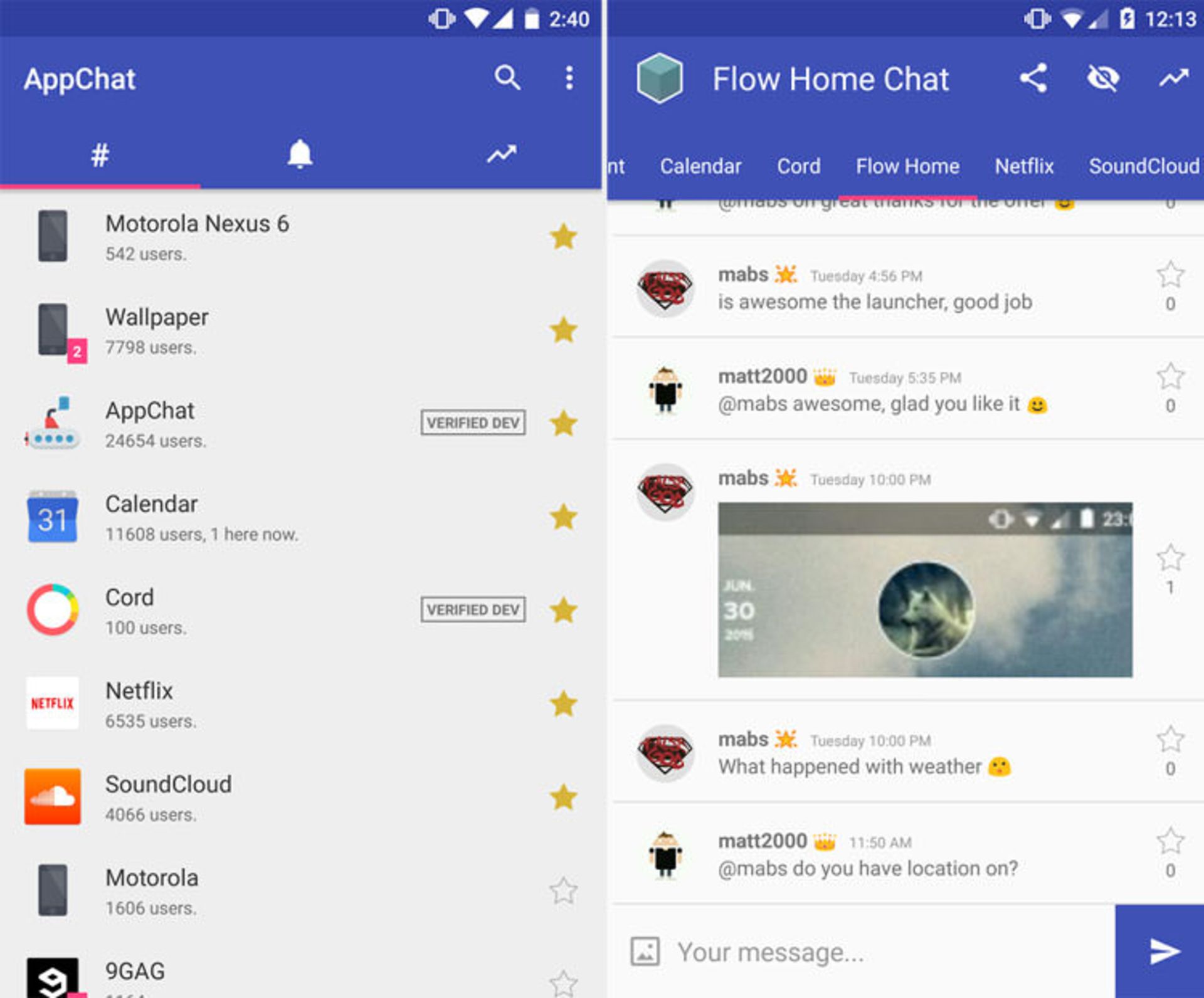 زوم‌اپ: چت روم های گفتگو با کاربران جهانی اپلیکیشن های مختلف در AppChat ...