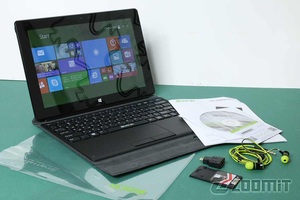 بررسی تبلت ویندوزی Genesis Tab 3 گرین