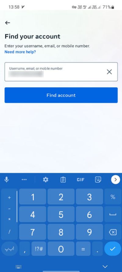 بازیابی رمز اینستاگرام با گوگل، ایمیل و پیامک