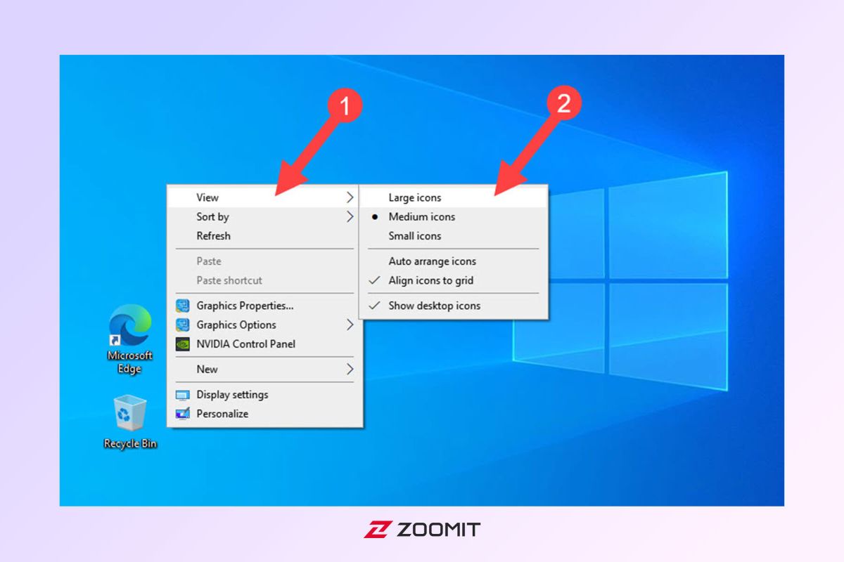 Change Icon Size In Windows 10