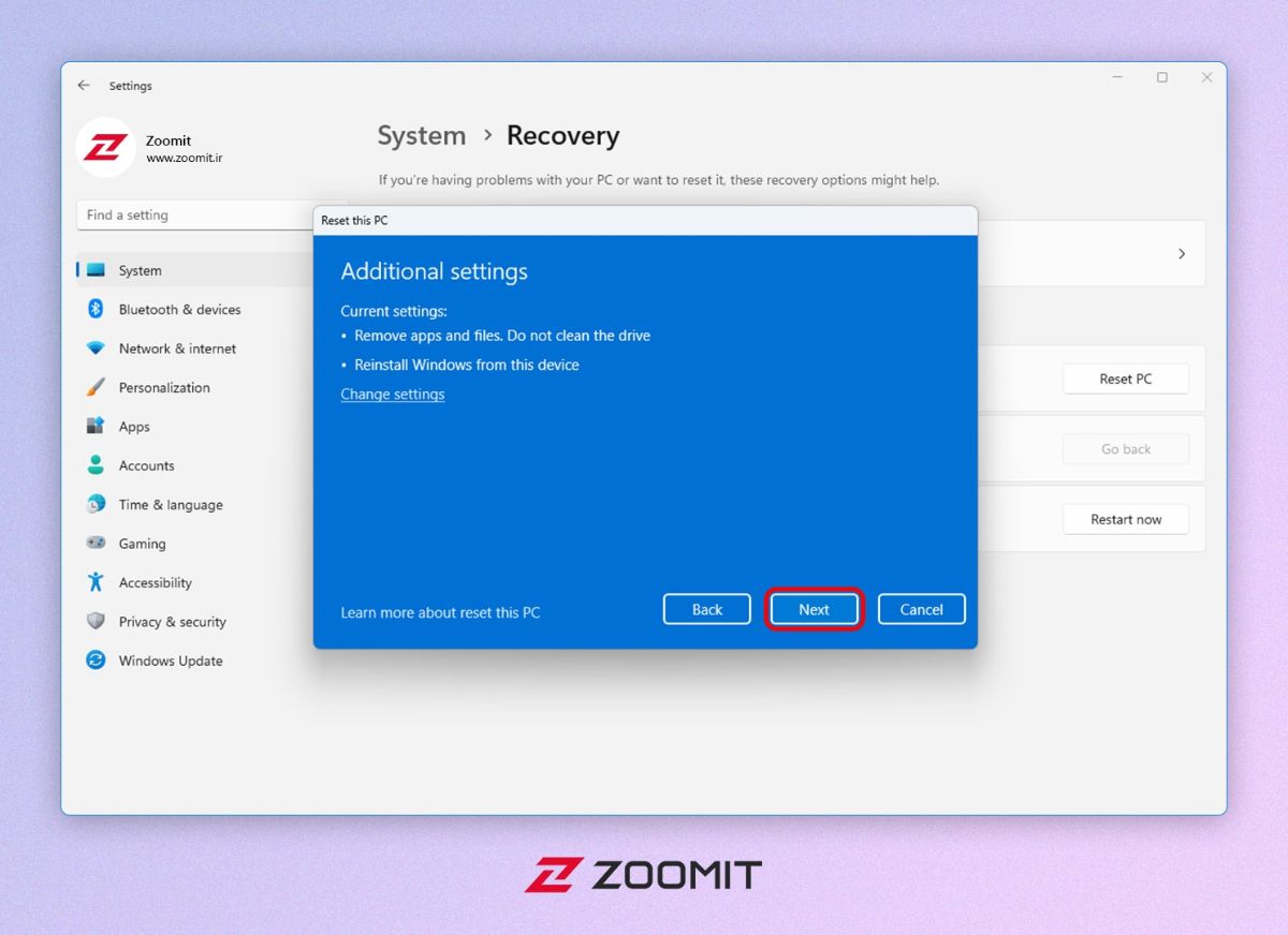 Windows 11 Factory Reset; Video And Step-By-Step Training - DED9