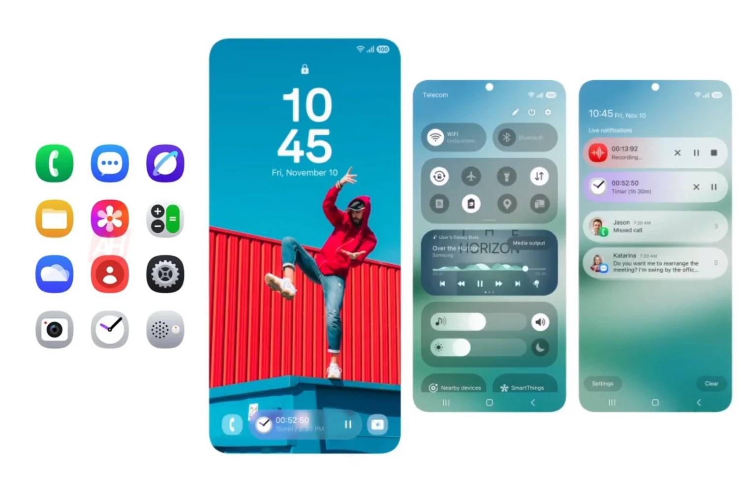 آیکون‌های One UI 7 سامسونگ به‌نمایش درآمدند - زومیت
