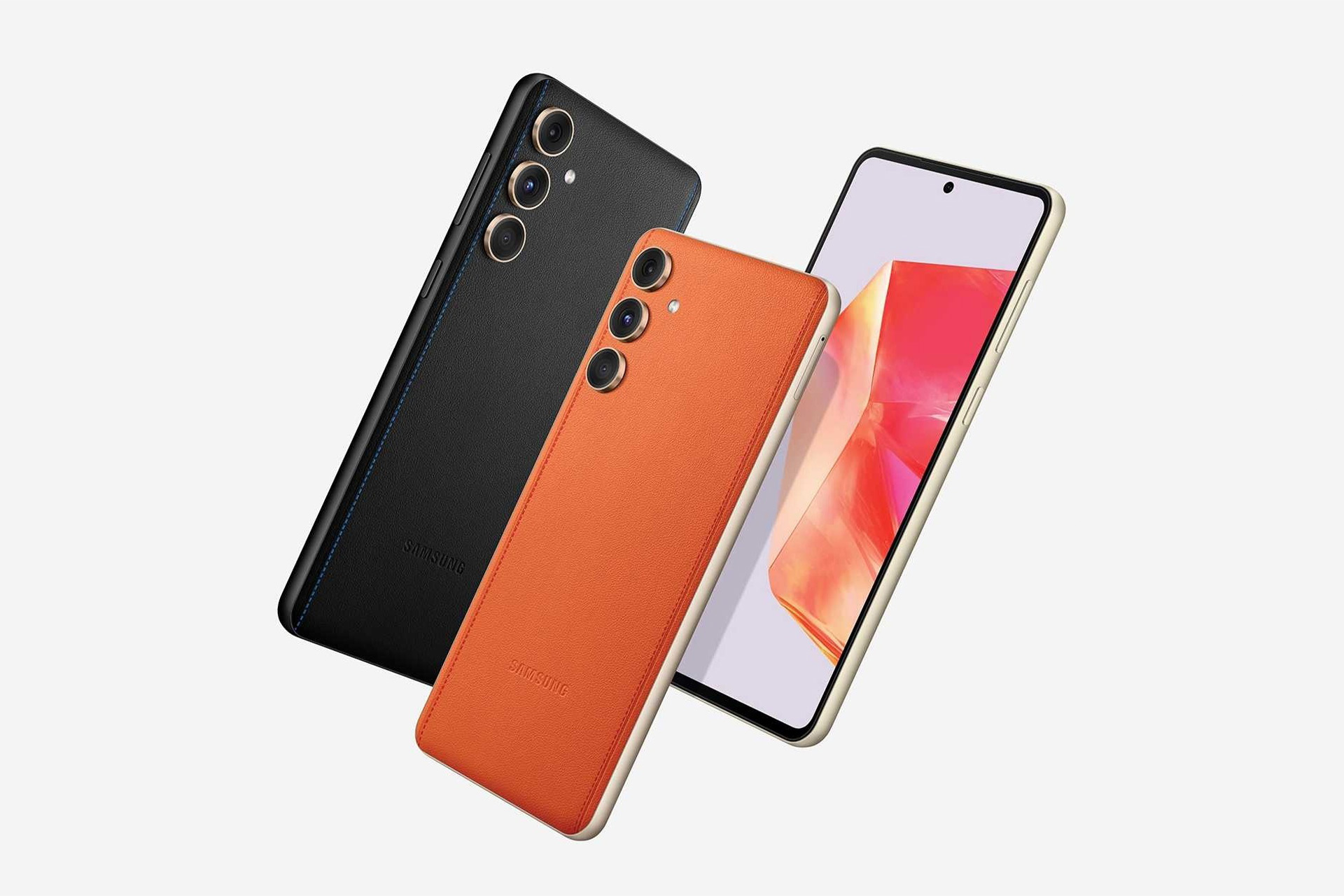 گوشی گلکسی C55 رونمایی شد؛ مدل چرمی M55 - زومیت