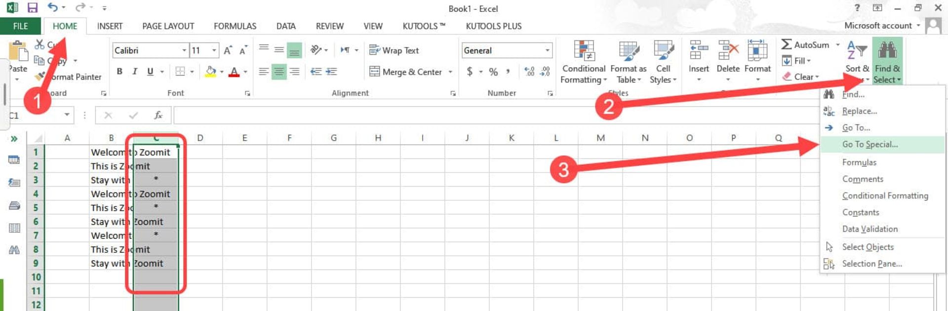 نحوه تنظیم نمایش متن های طولانی در سلول های اکسل - زومیت