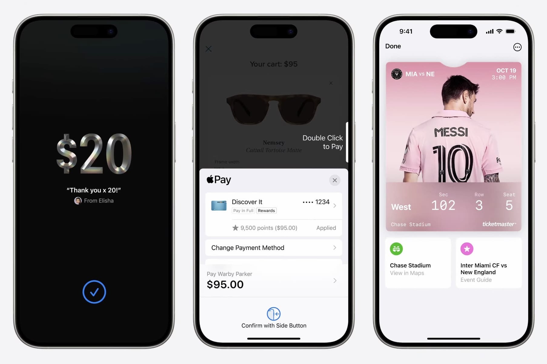 اپل ویژگی Tap to Cash را معرفی کرد؛ ارسال آسان پول با اپل پی - زومیت
