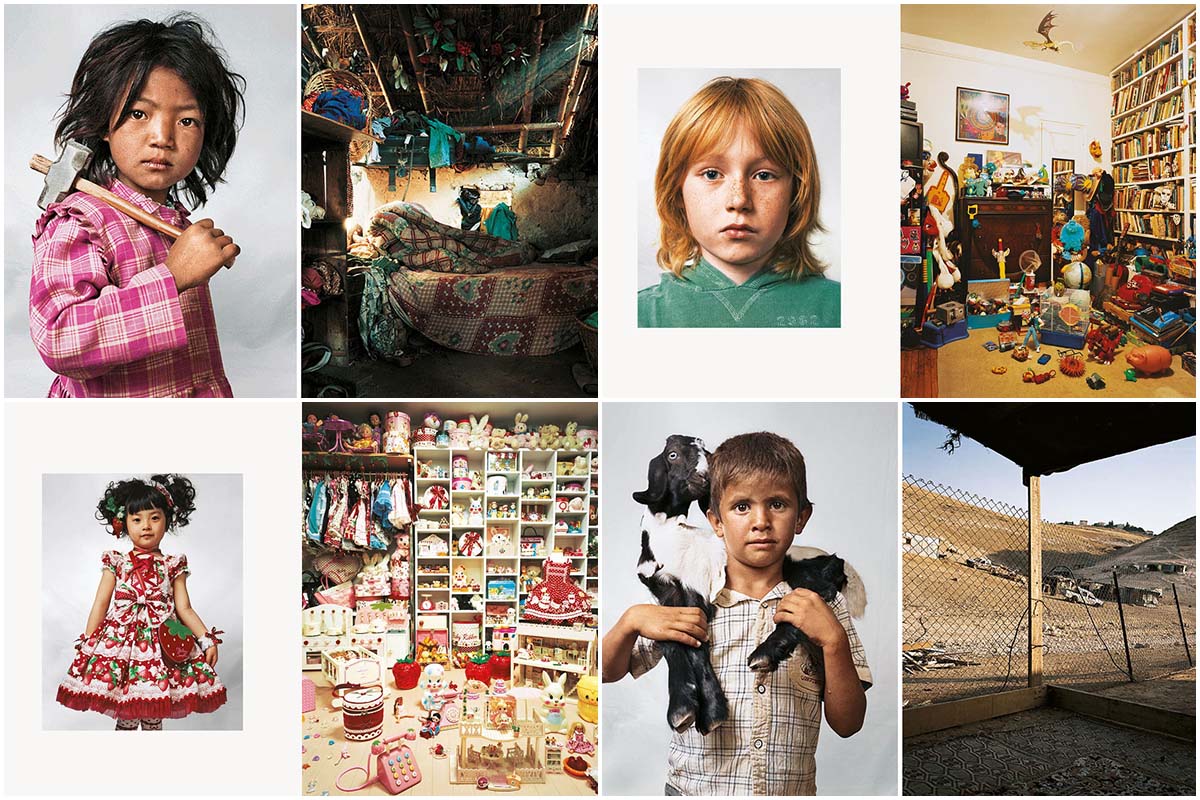 «جایی که کودکان می‌خوابند»؛ مجموعه‌ای تأمل‌برانگیز از جای خواب کودکان ...